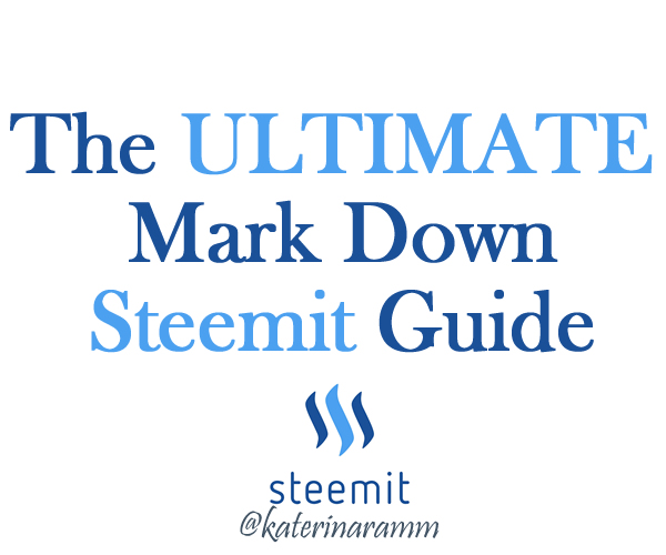The Ultimate Steemit MarkDown Guide - Discussing Hive & Creating Social ... The Ultimate Steemit MarkDown Guide - Discussing Hive & Creating Social ...