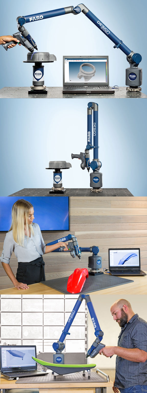 FARO Design ScanArm 2.5C - The First Color Robot for 3D Scanning ...